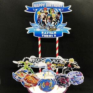 Custom Beyblade Cake Topper Template V2 - Etsy