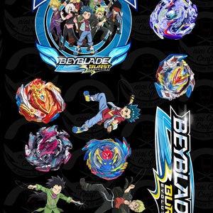 Beyblade Cake Topper Digital Printable Full A4 Size Paper - Etsy