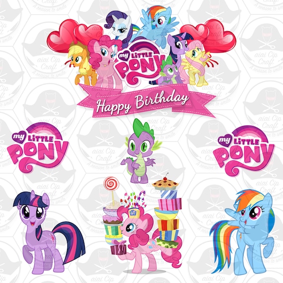 My Little Pony Cake Topper