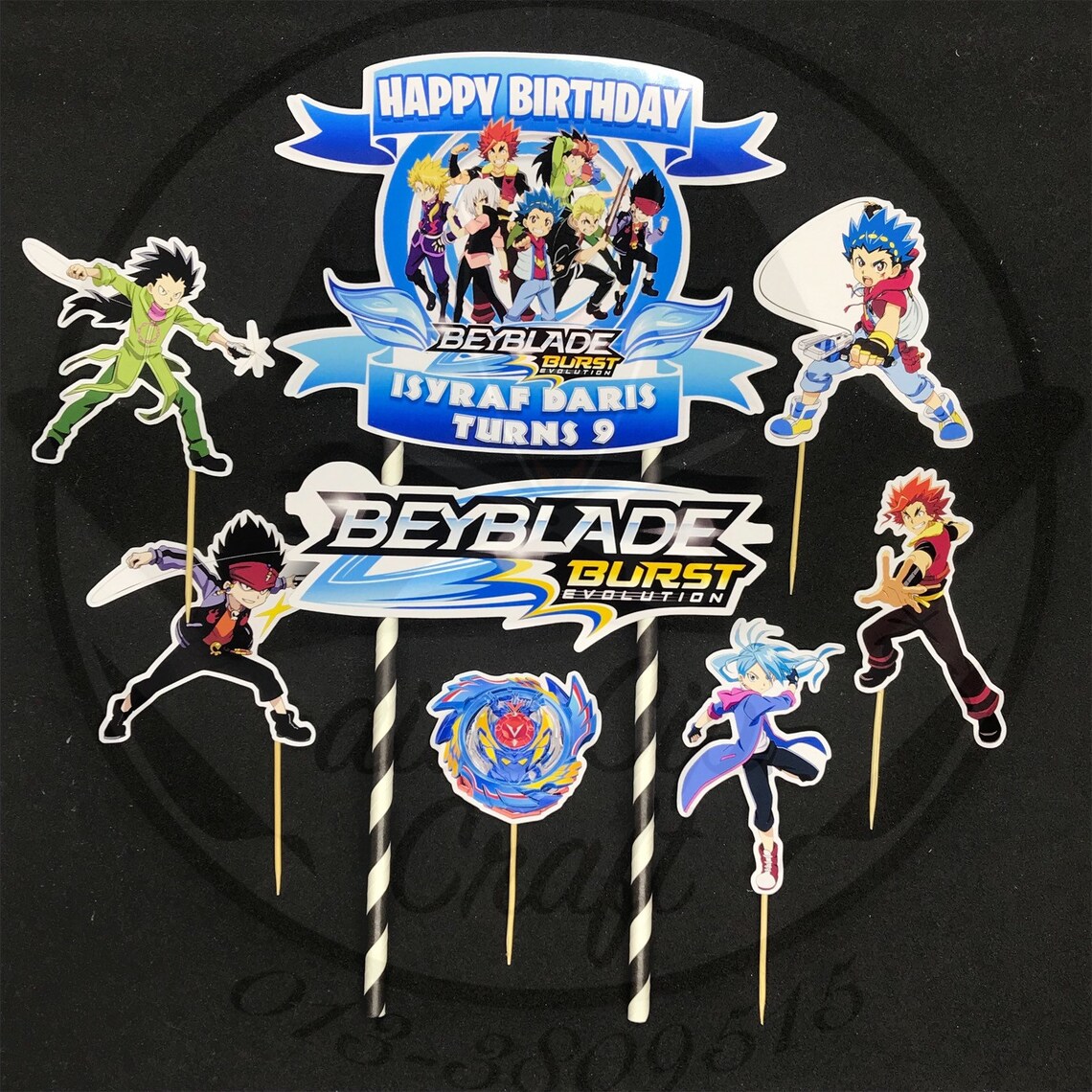 Beyblade Cake Topper Printout V1 | Etsy
