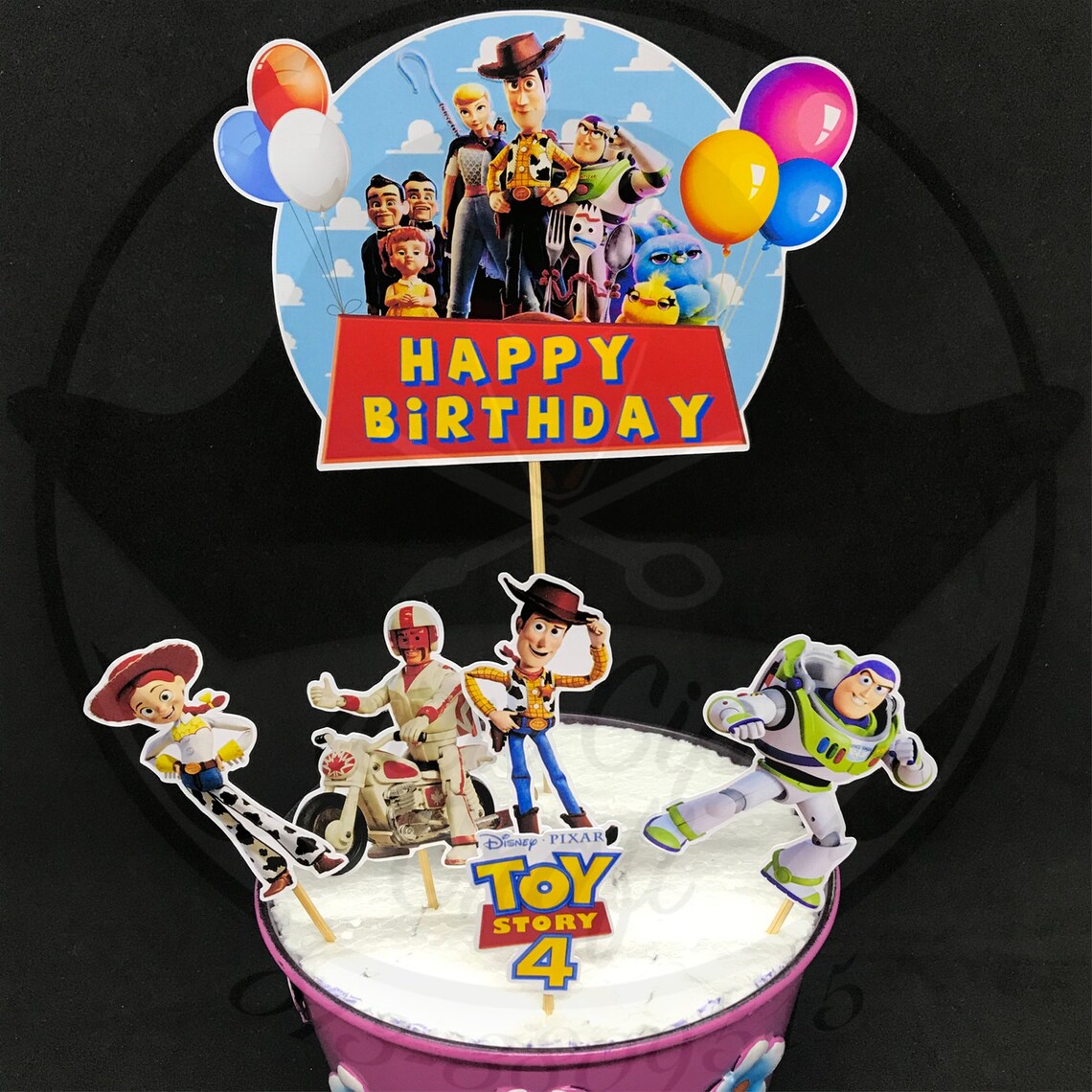 Printable Toy Story 4 Cake Topper Files - Etsy