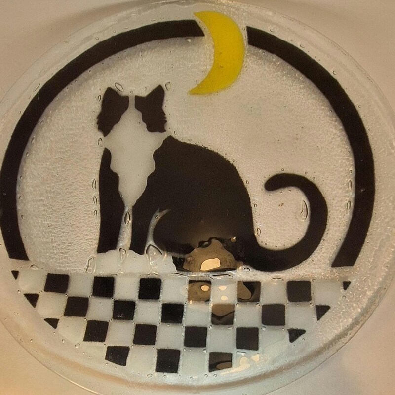 Checkerboard Cat - Etsy