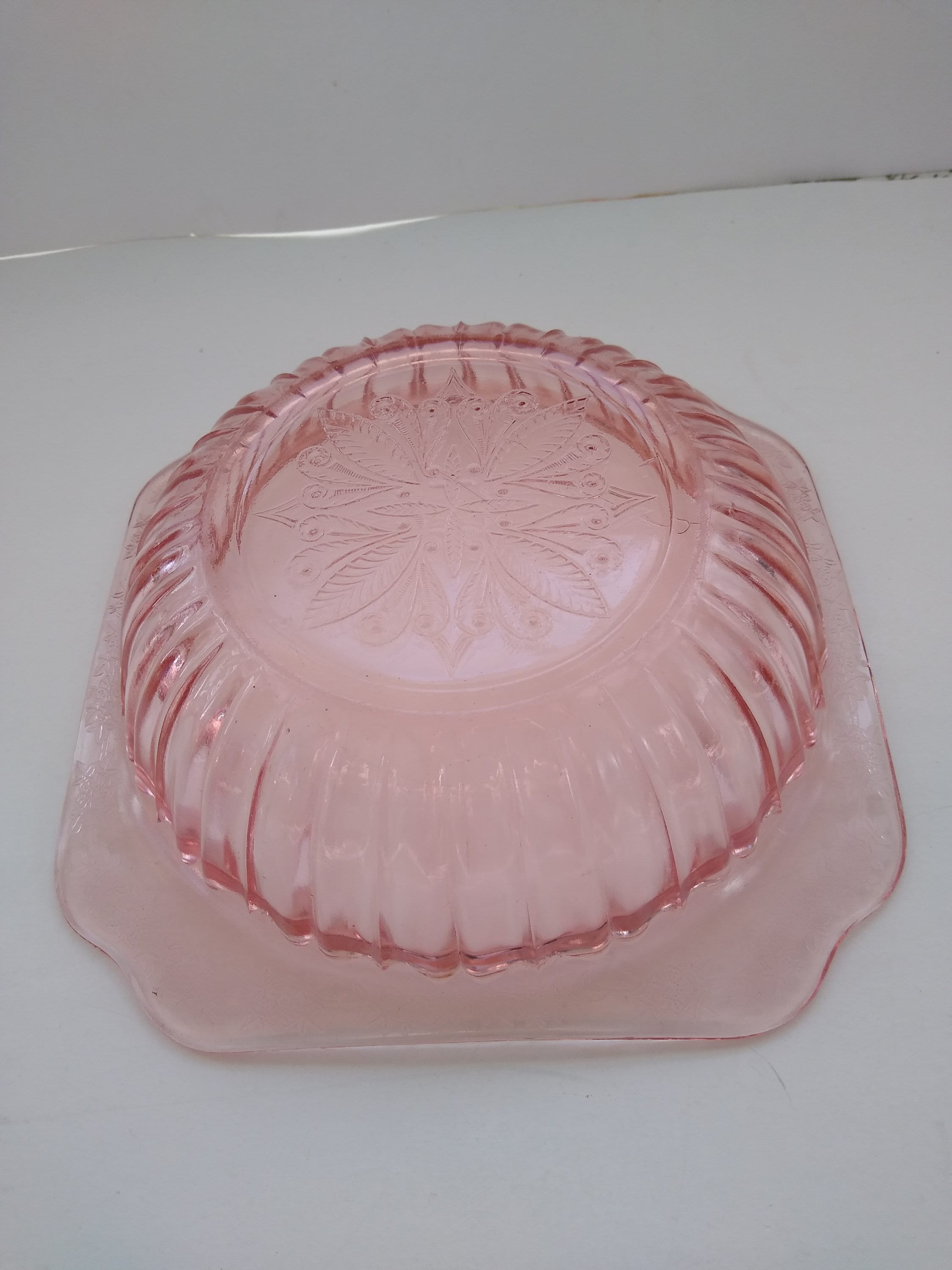 Pink Depression Glass adam Pattern Bowl 9 - Etsy