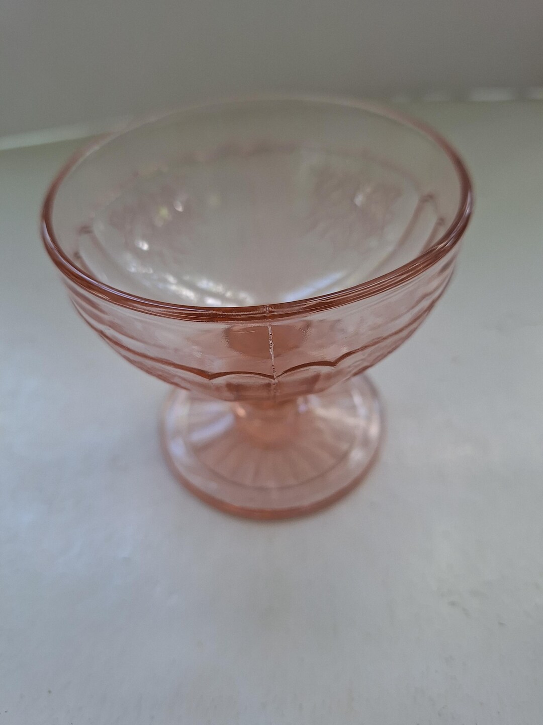 Pink Depression Glass mayfair Pattern Sherbert Plate 3.5 - Etsy