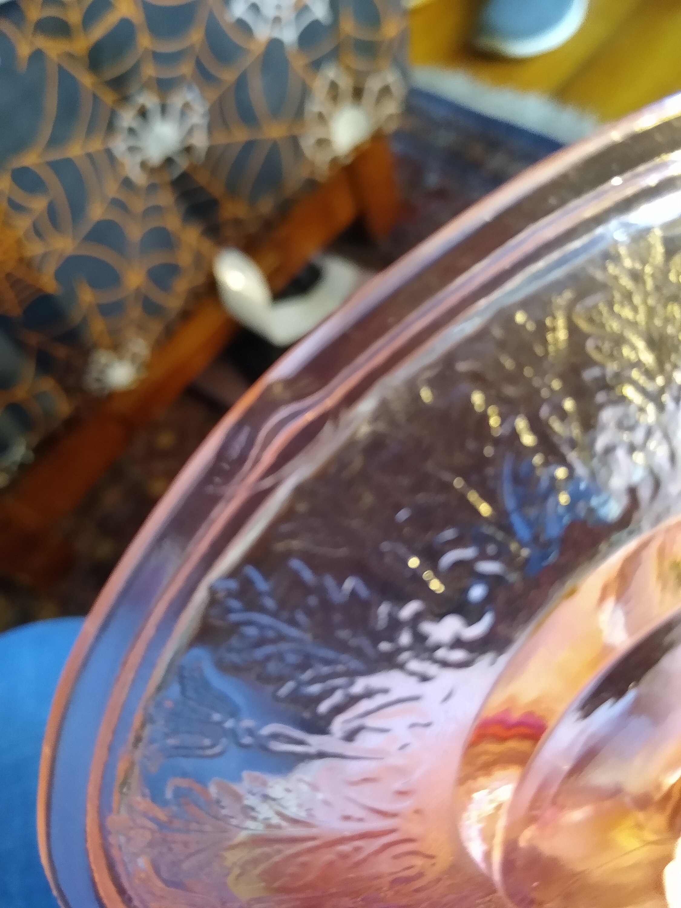 Pink Depression Glass "princess" Pattern Sugar 2" X" 5 1/2" and Creamer ...