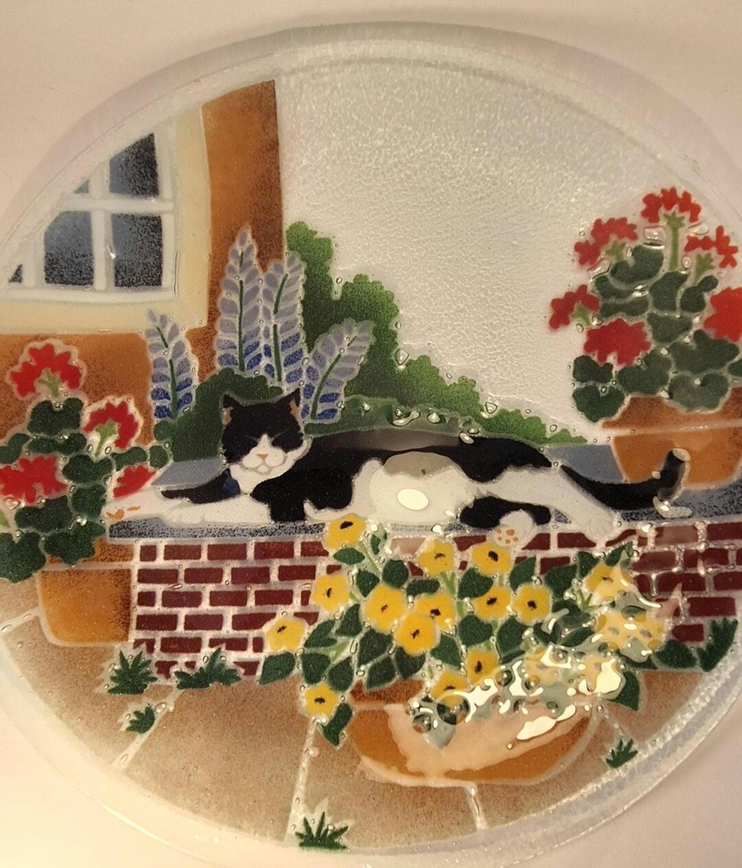 Peggy Karr "garden Cat" 14" 1995 Signed W/box. - Etsy