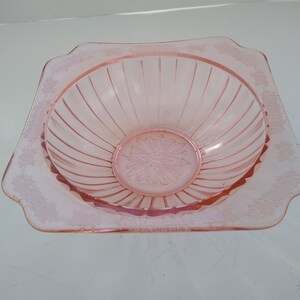 Pink Depression Glass "adam" Pattern Berry Bowl 7.75" - Etsy
