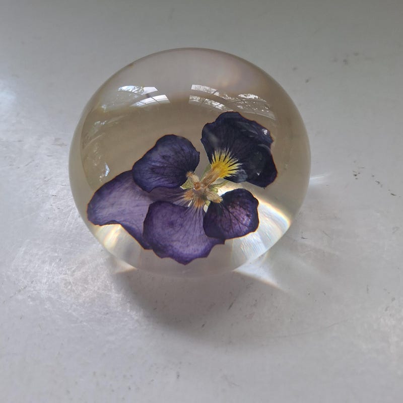 Flower Paperweight - Etsy