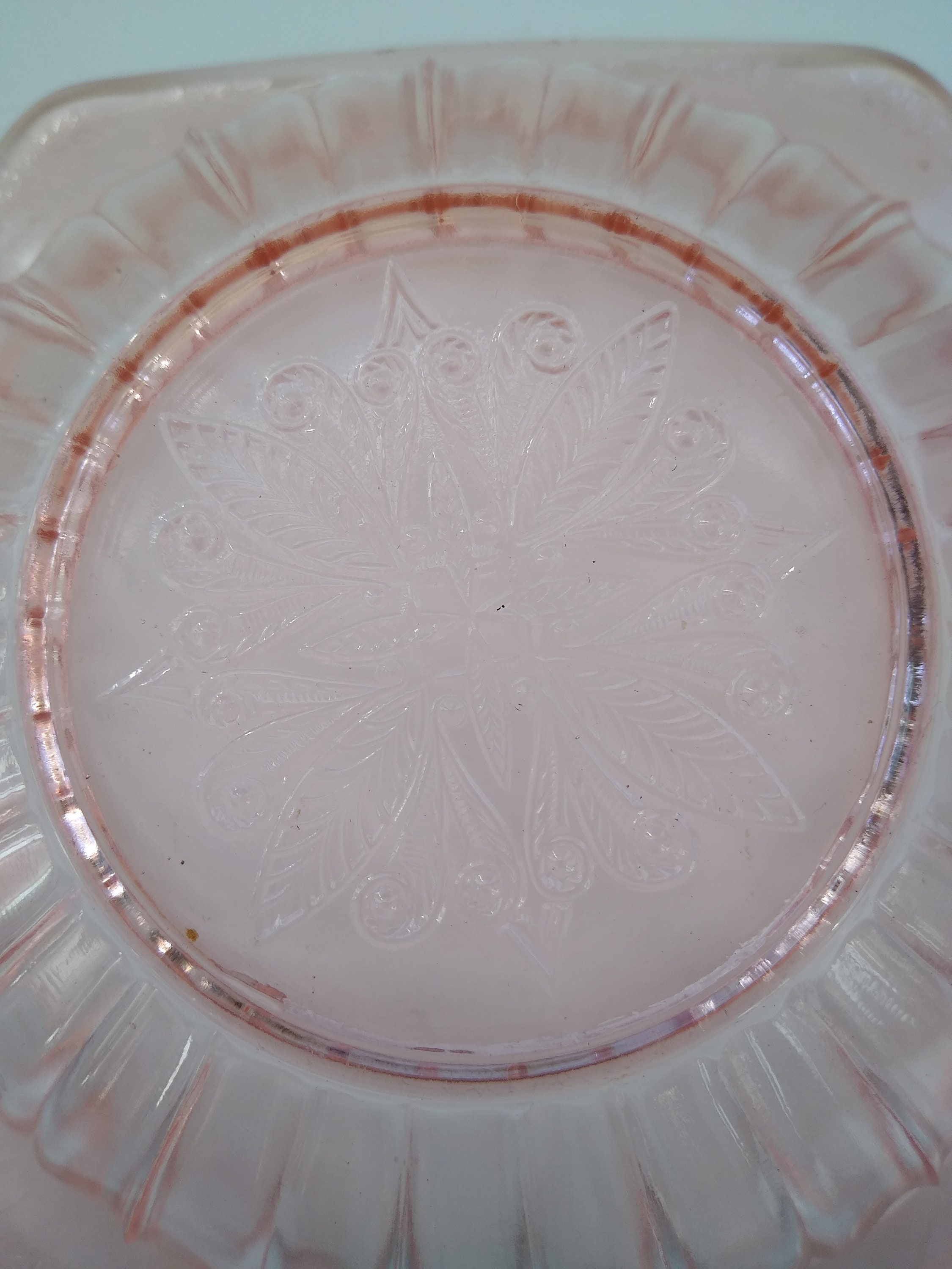 Pink Depression Glass adam Pattern Berry Bowl 7.75 - Etsy