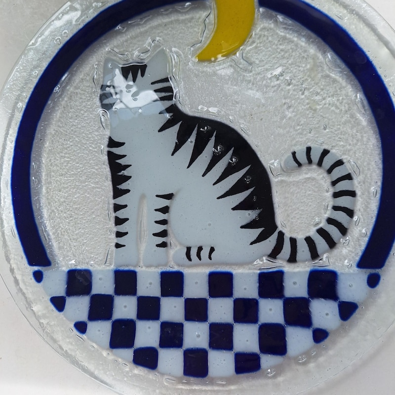 Checkerboard Cat - Etsy