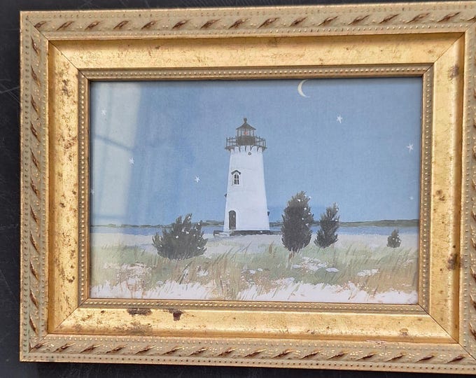 Art Print of Anne Bell Robb "night Watch" of Edgartown, Massachusetts ...