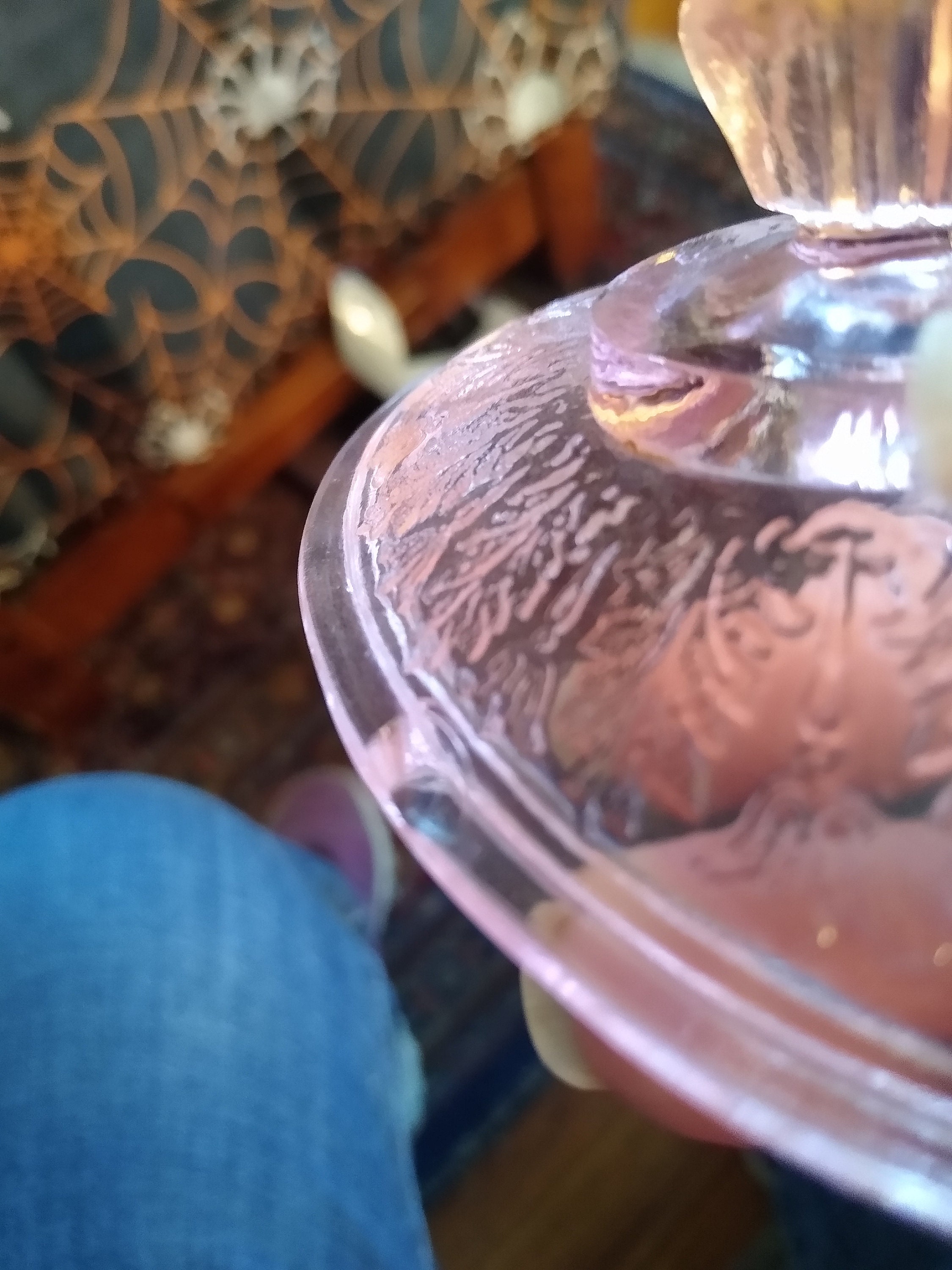 Pink Depression Glass princess Pattern Sugar 2 X 5 1/2 and Creamer 4 X ...