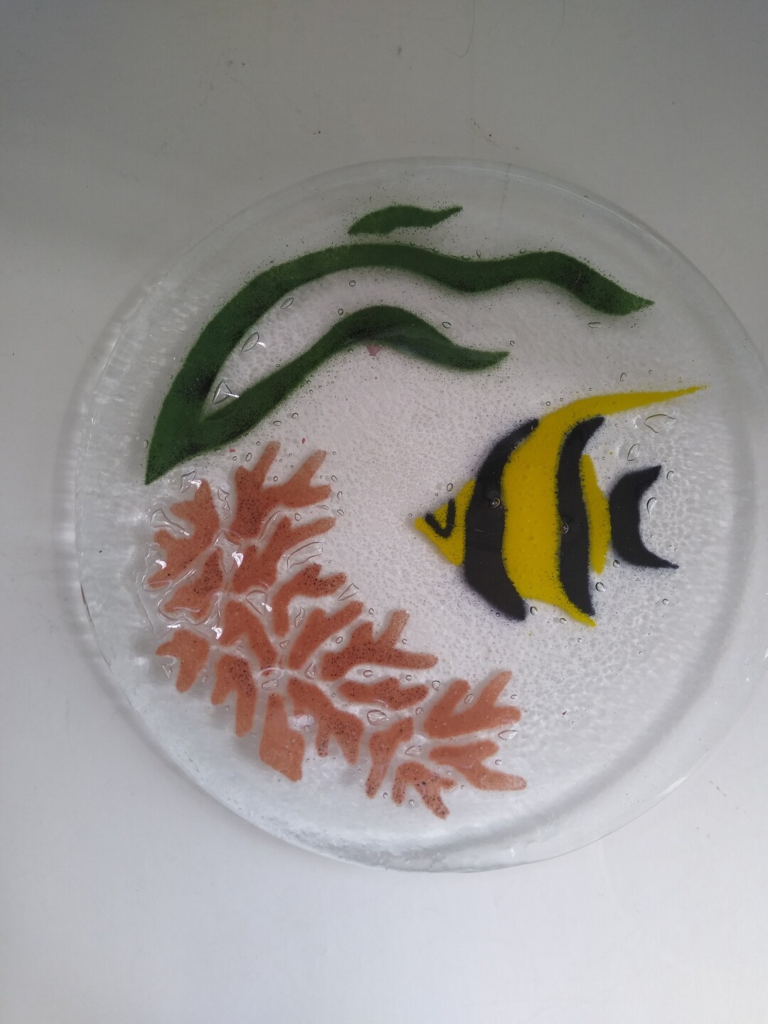 Peggy Karr "tropical Fish" French Angel Fish 8" Plate 1990 - Etsy