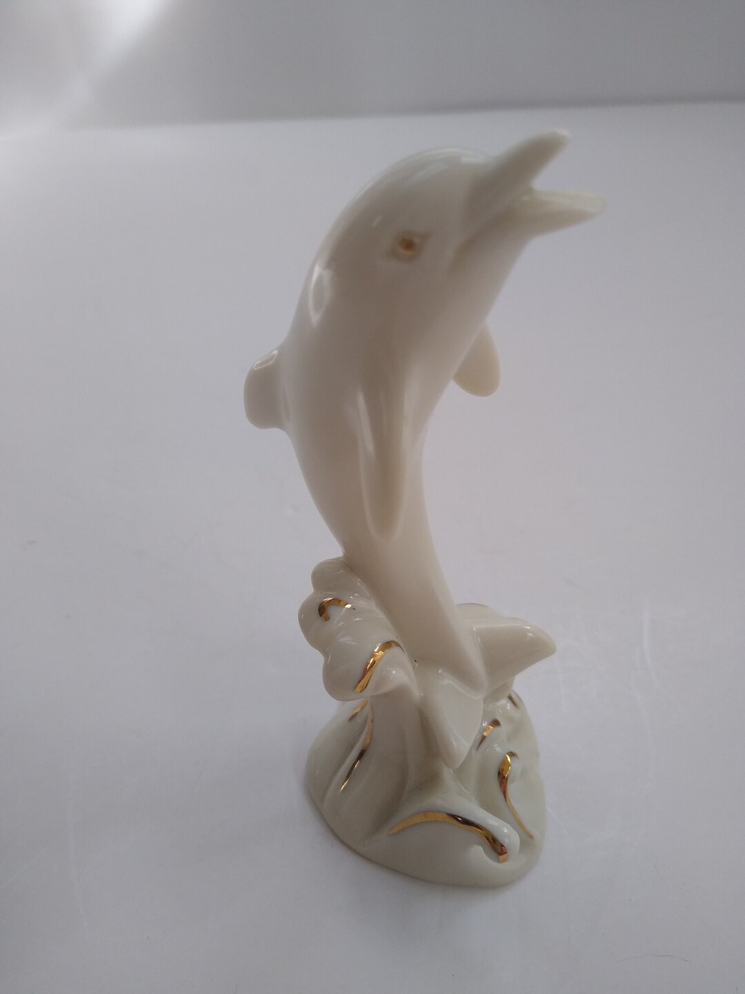 Lenox Dolphin Statue 3.75" Trimmed in Gold - Etsy