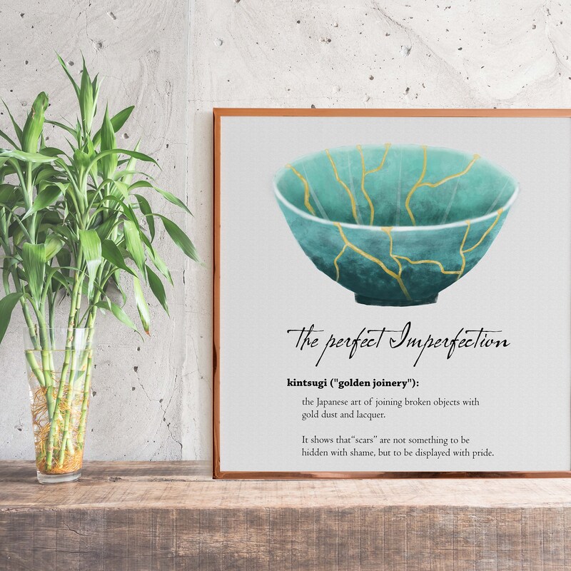 Kintsugi Print - Etsy
