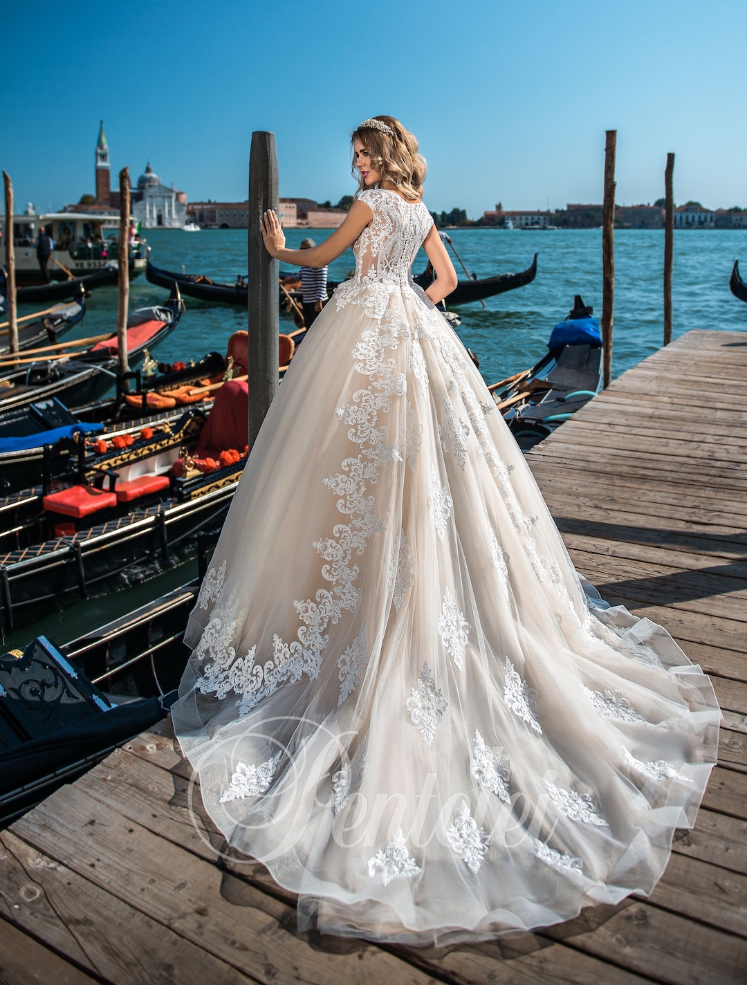 Wedding Dress Custom Madecustomized Wedding Dressblush - Etsy