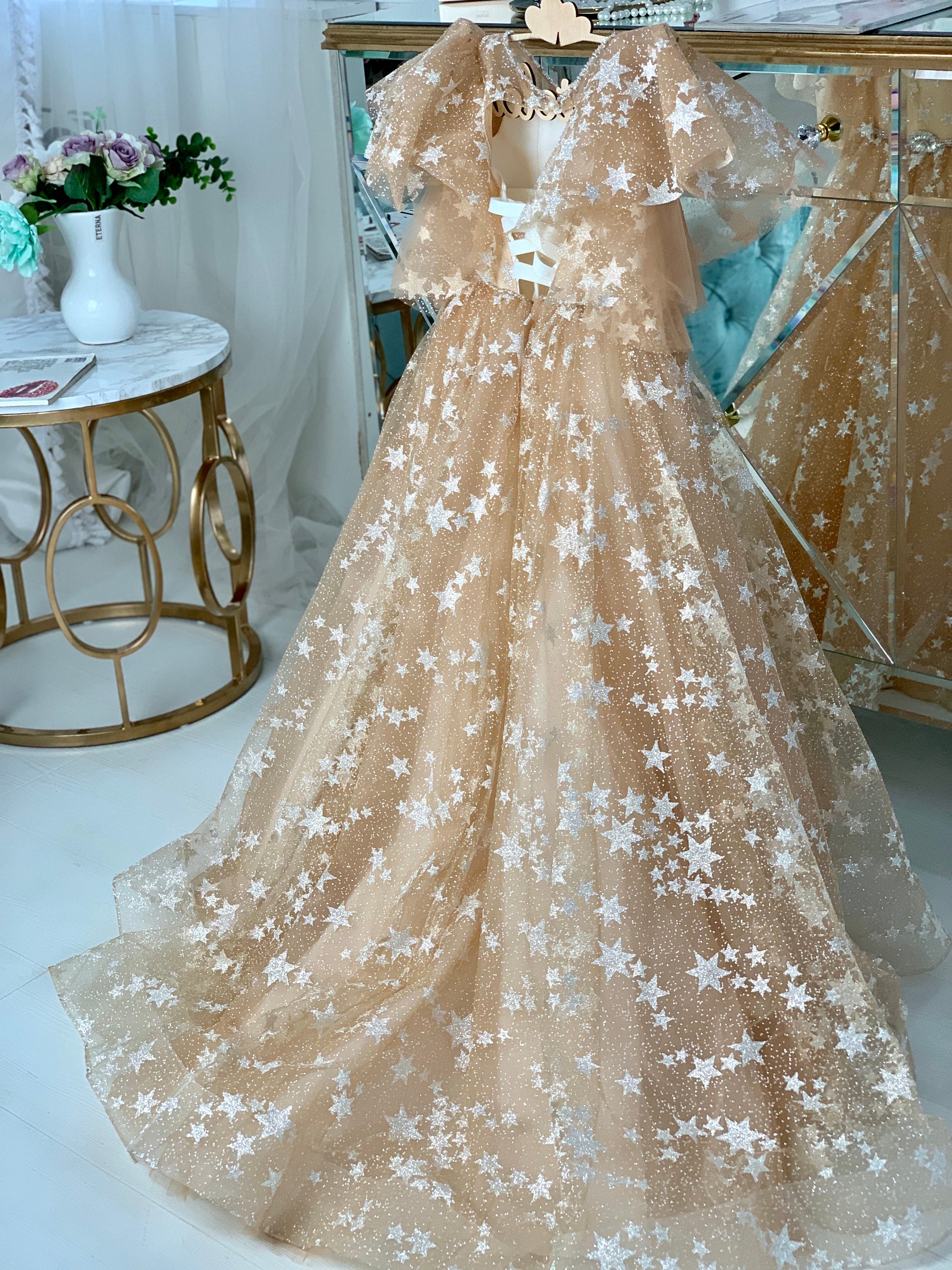 Flower Girl Dress Lace Flower Girl Dress Wedding Ivory | Etsy