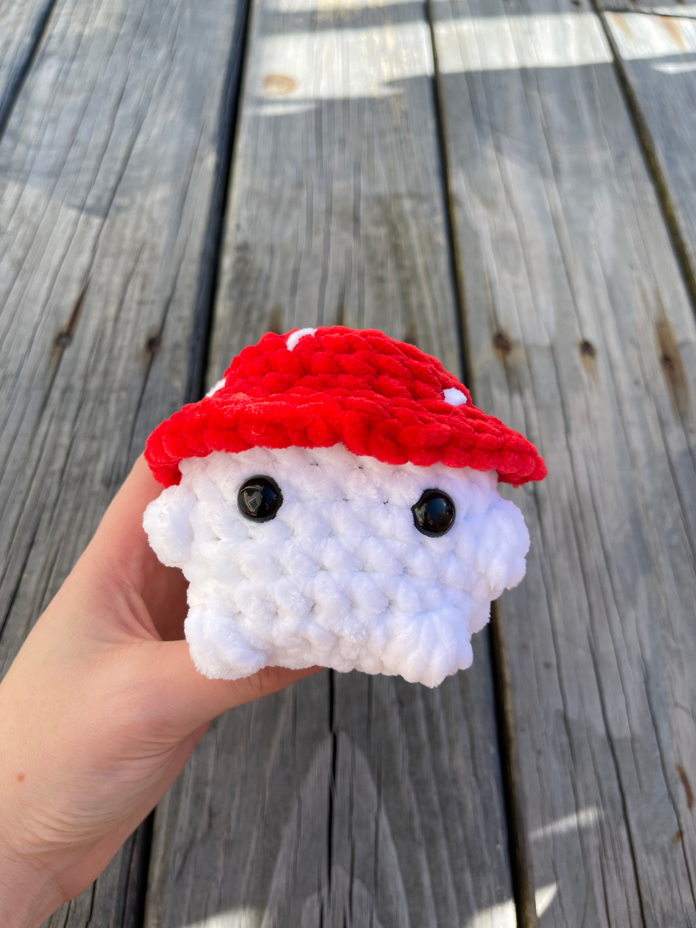 Crochet Mushroom Boy Cute Cottagecore Plushie Stress Toy - Etsy