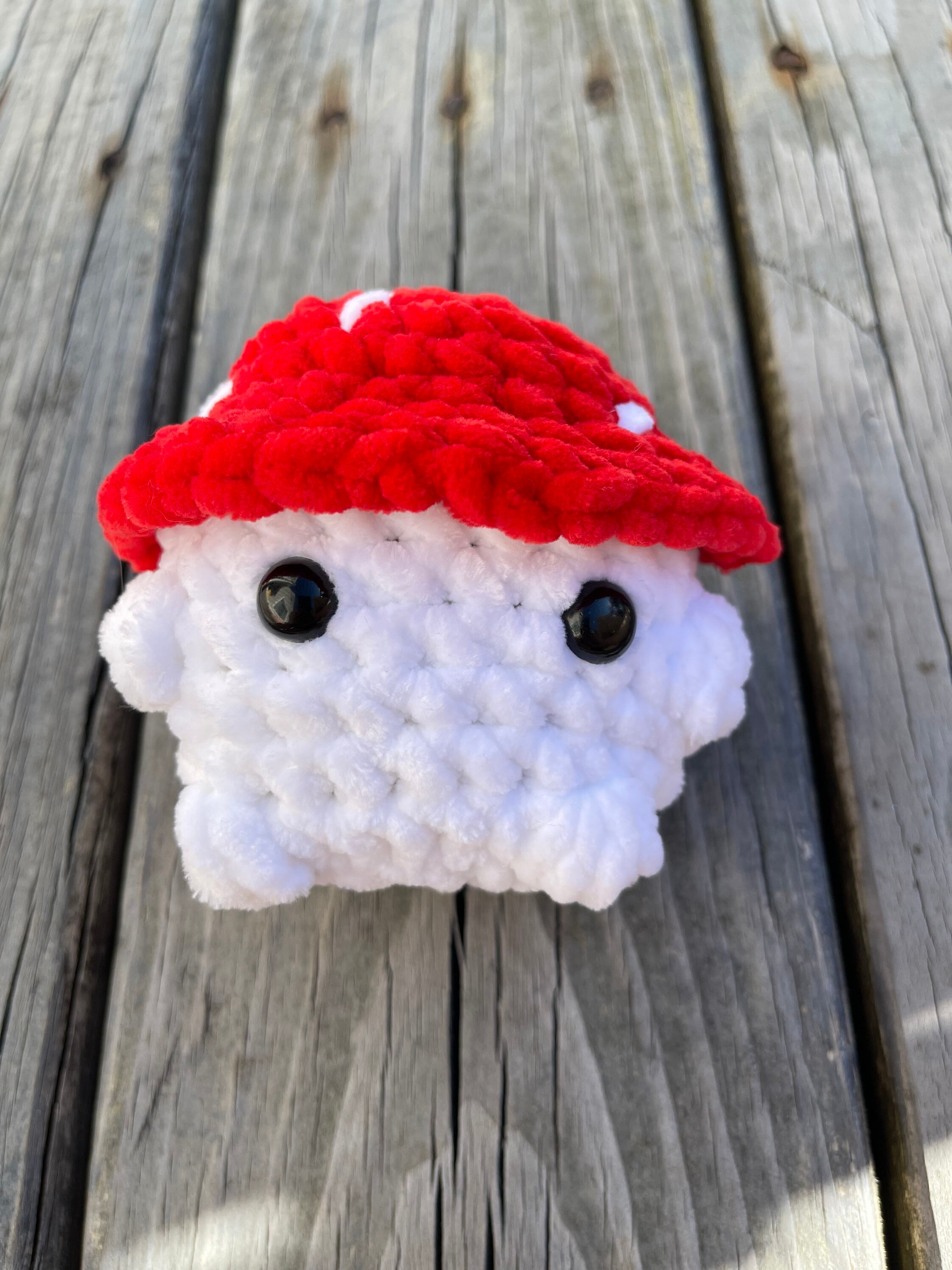 Crochet Mushroom Boy Cute Cottagecore Plushie Stress Toy - Etsy