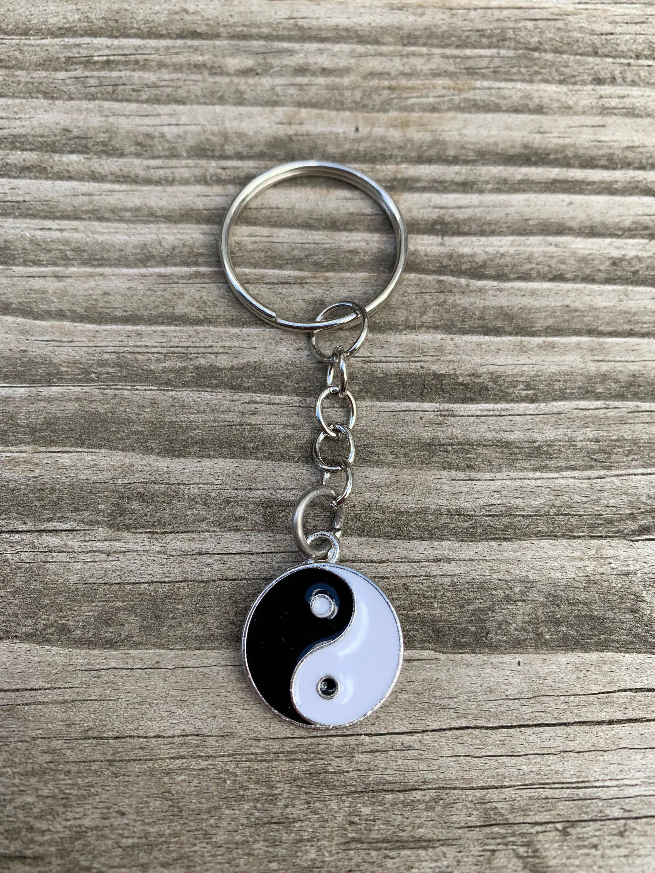 Yin Yang Keychain | Etsy