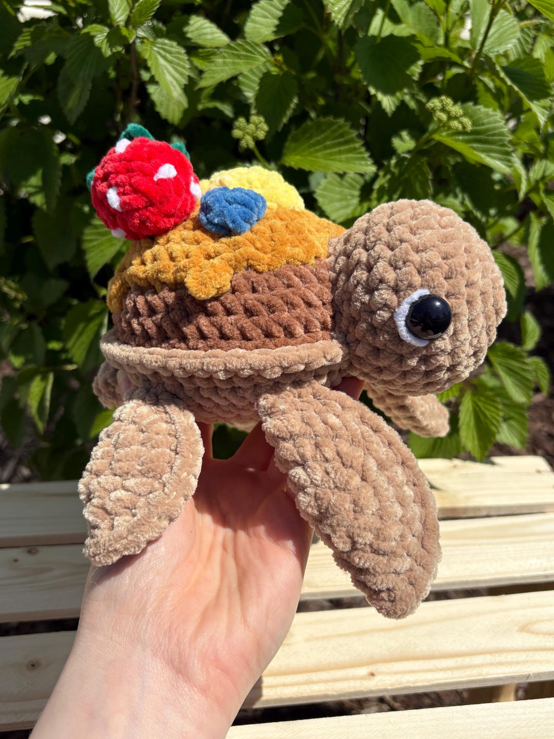 Crochet Pancake Turtle, Food Plushie, Pancake Plushie, Crochet Turtle ...