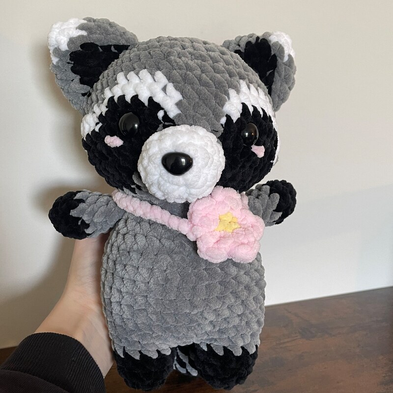 Crochet Raccoon - Etsy