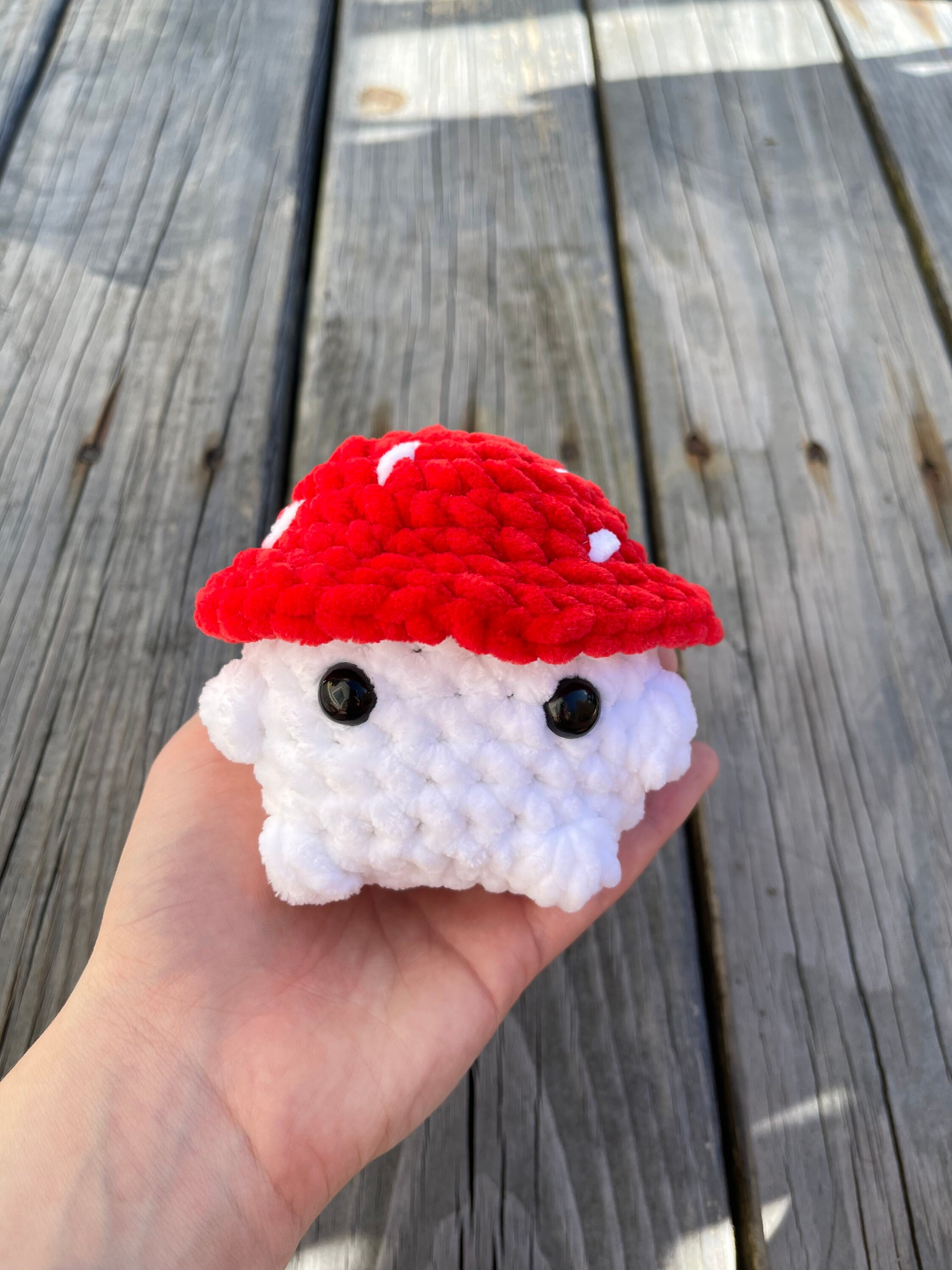 Crochet Mushroom Boy Cute Cottagecore Plushie Stress Toy - Etsy