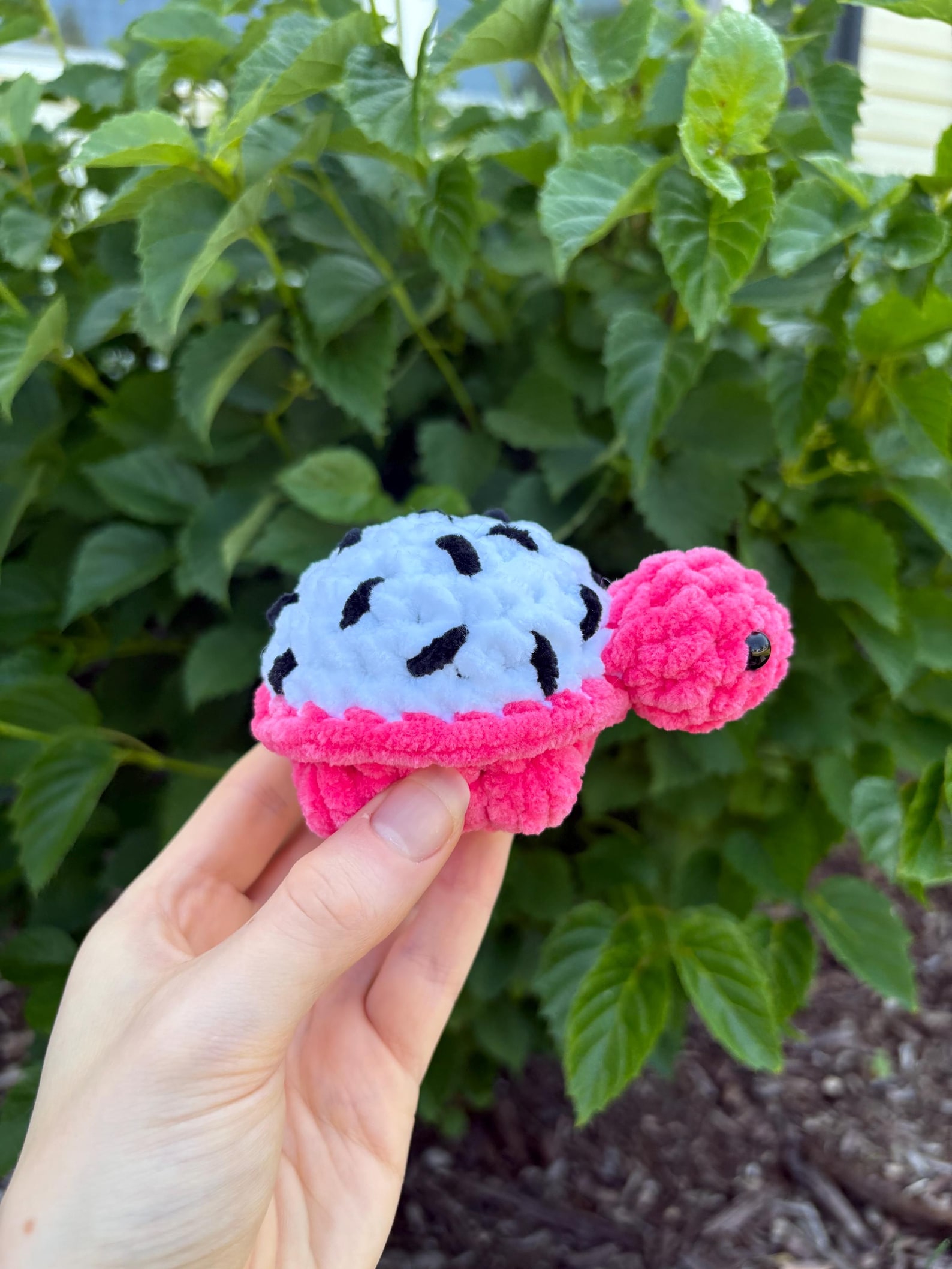 Crochet Mini Fruit Turtle Plushie, Crochet Turtle, Fruit Turtle, Pocket ...