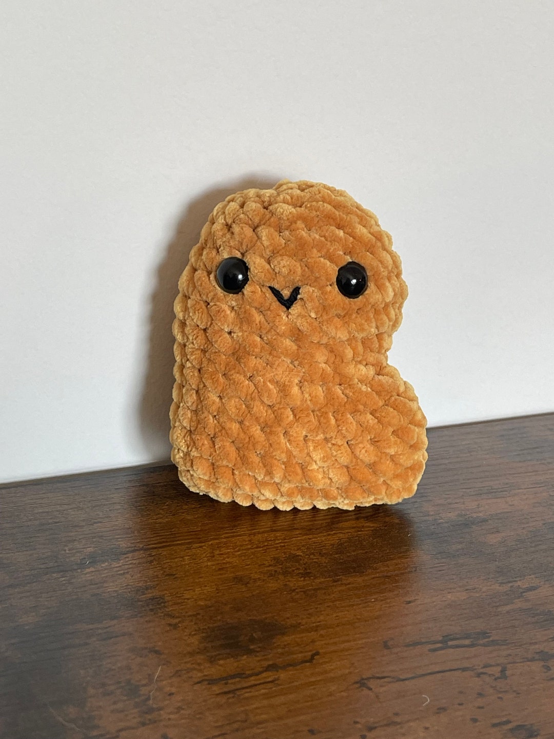 Crochet Chicken Nugget, Chicken Nugget Plushie, Food Plush, Chicken ...