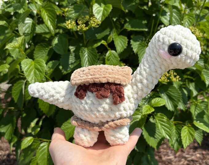 Crochet S’more Brontosaurus, Food Plushie, Crochet Food, Smore Plushie ...