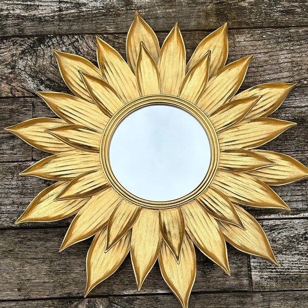 Sunflower Mirror - Etsy