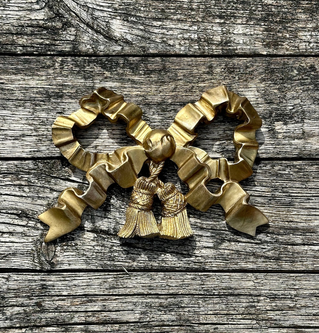Patinated Golden Knot Decorative Wall Ex Voto 21 X 15 Cm - Etsy