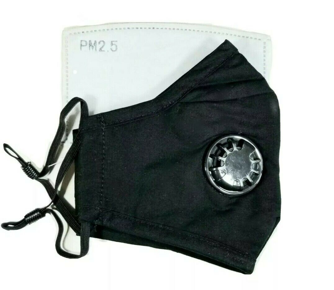 Adult Face Mask Reusable Washable Respiratory Valve With Replaceable ...