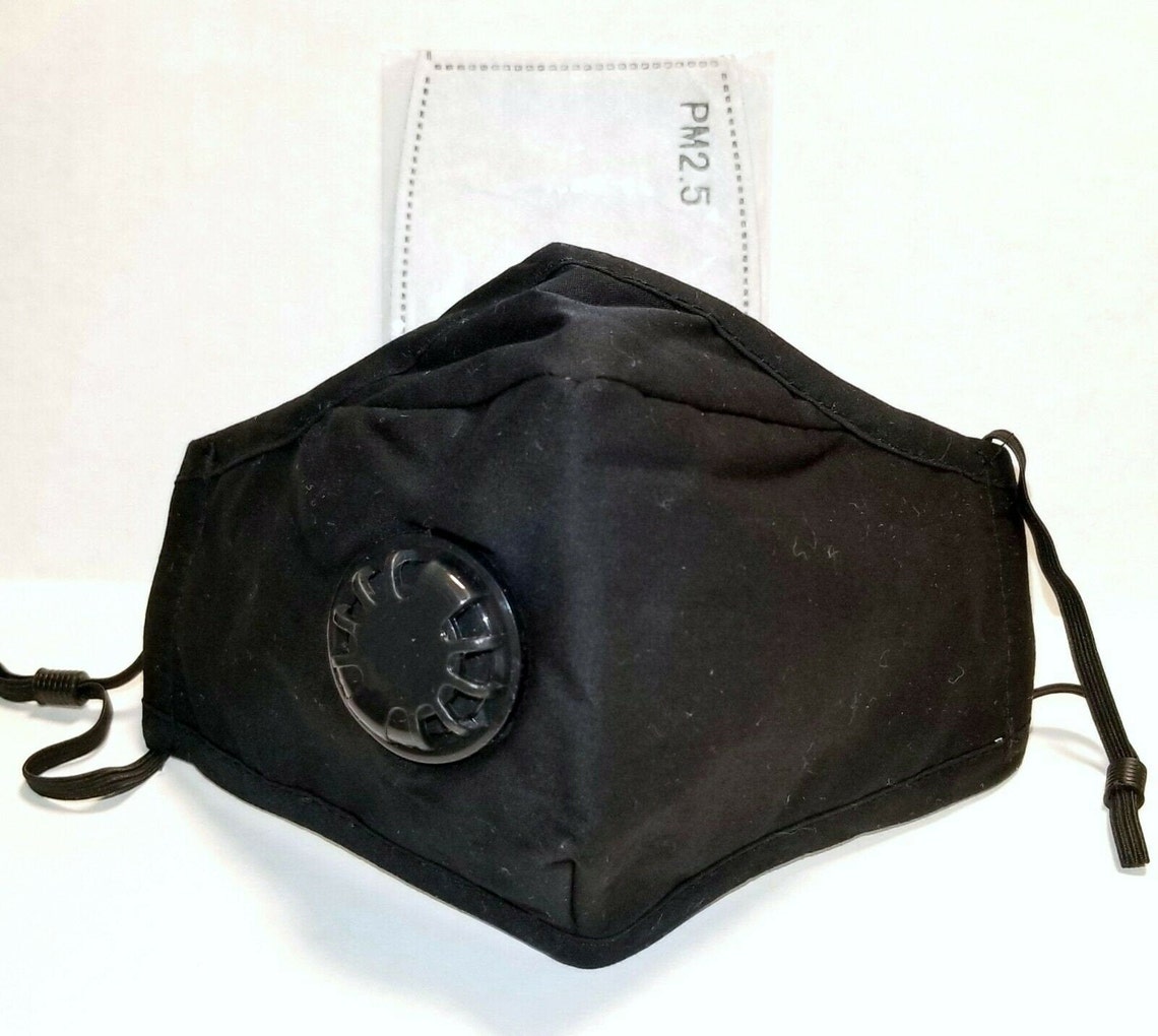 Adult Face Mask Reusable Washable Respiratory Valve With Replaceable ...