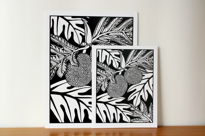 Black Ulu Art Print 8x10 or 11x14 - Etsy