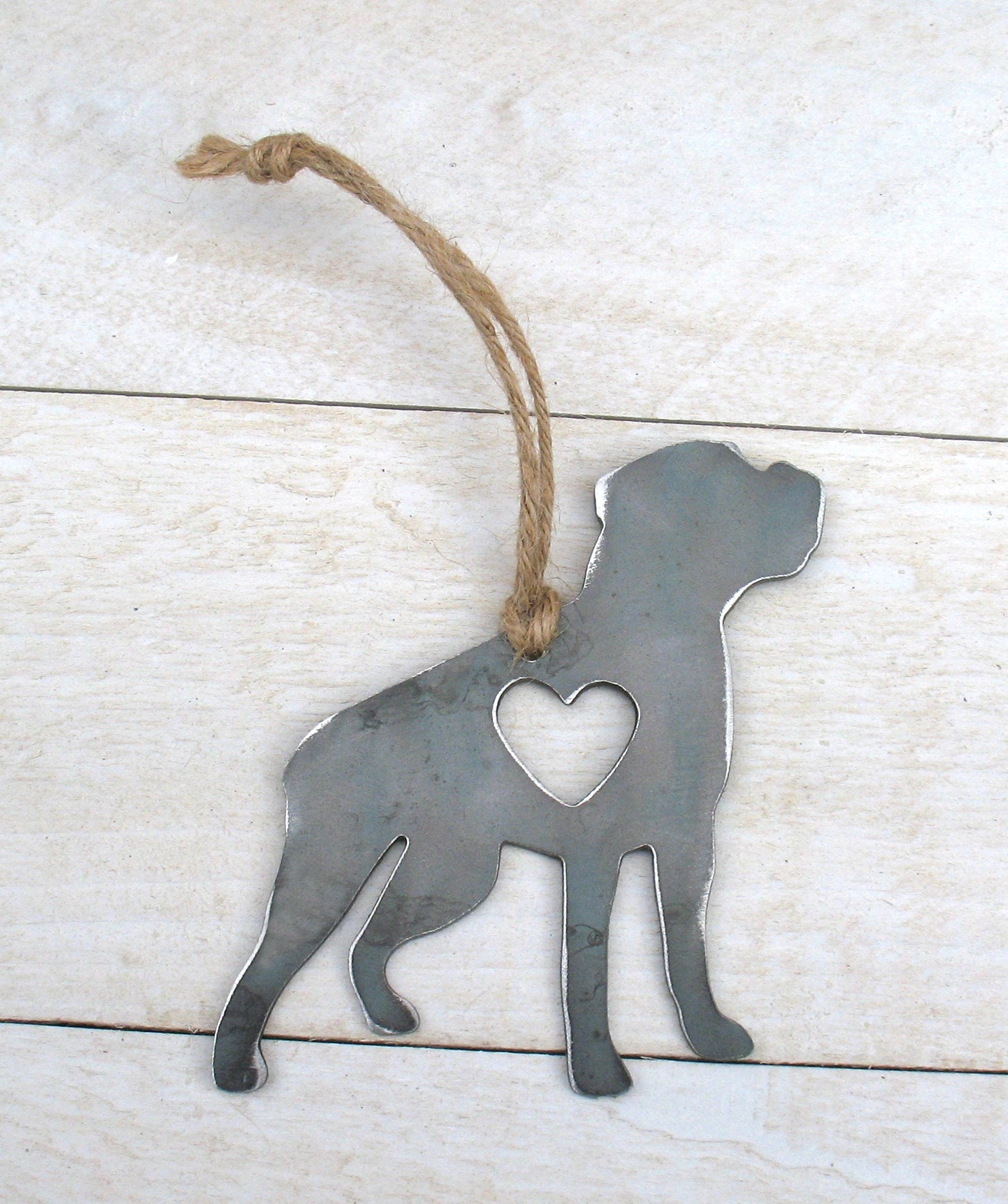 Boxer Dog Ornament 3 Metal Dog Christmas Ornament Pet - Etsy
