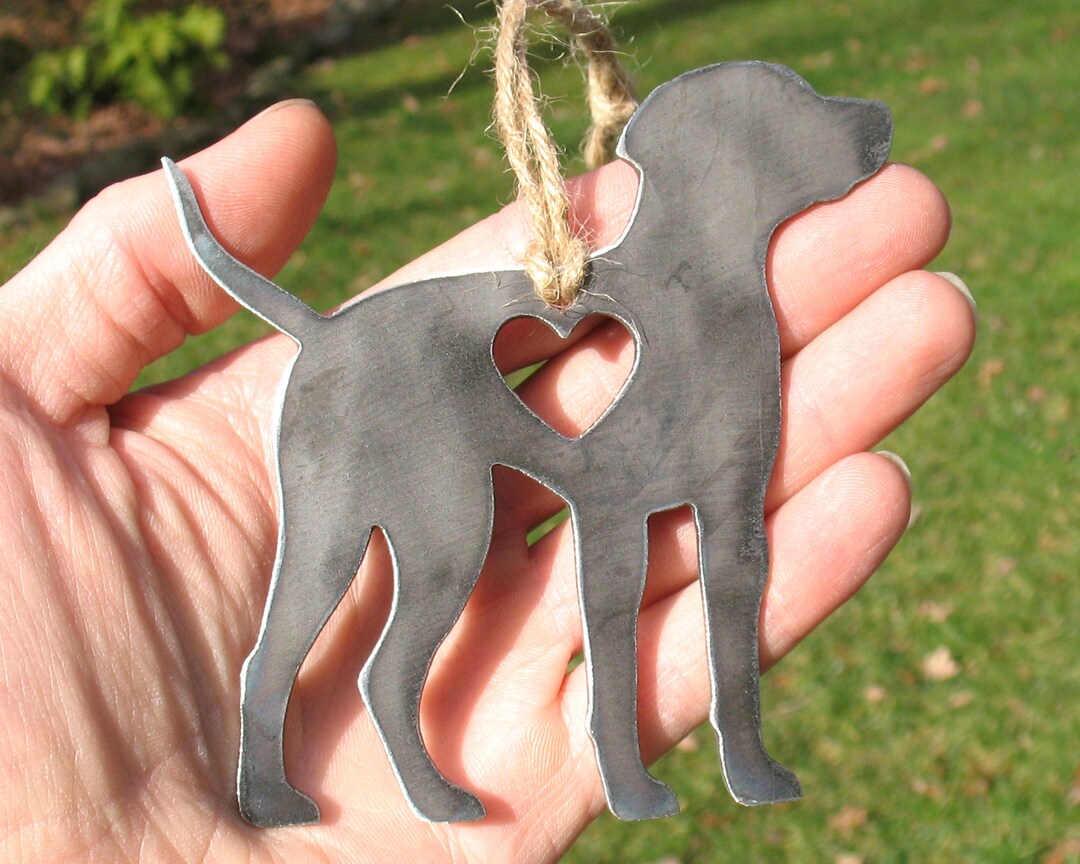 Rhodesian Ridgeback Dog Ornament 1 - Metal Dog Christmas Ornament - Pet ...