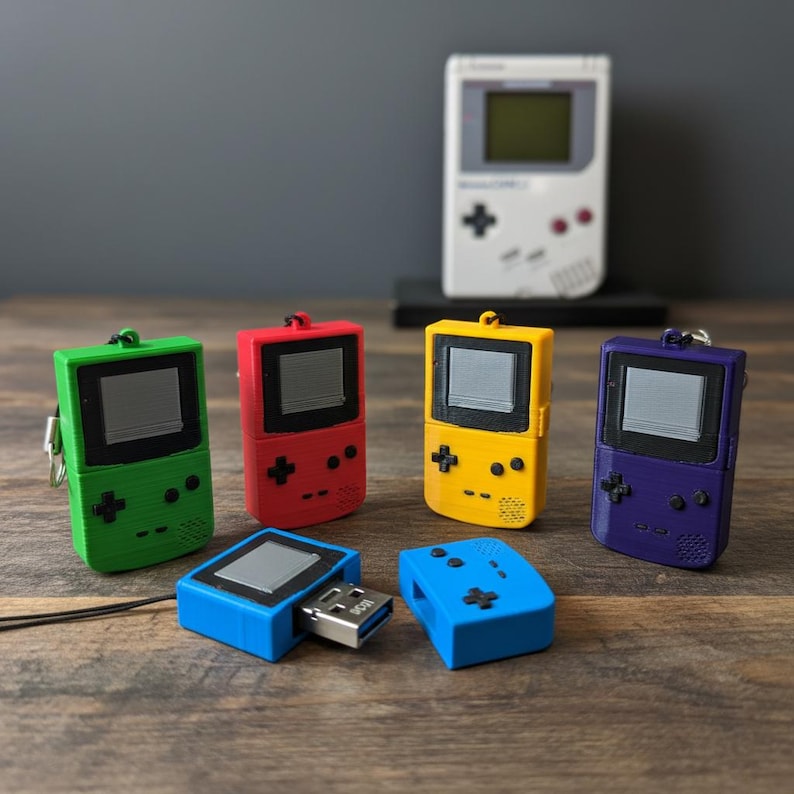 Game Boy-style USB Stick | Retro Gadget Made Using a 3D Printer (color ...