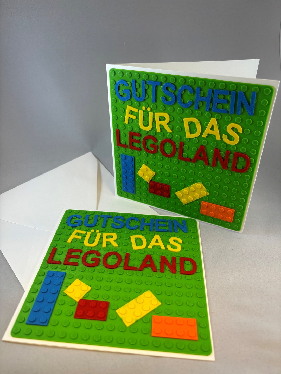 LEGOLAND Voucher With Folding Card and Envelope Birthday Building Block ...