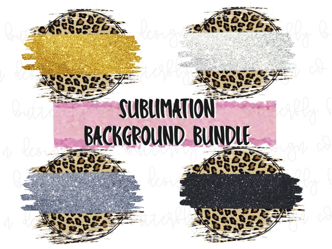 Glitter, Leopard, Background PNG | Circle PNG, Digital Download ...