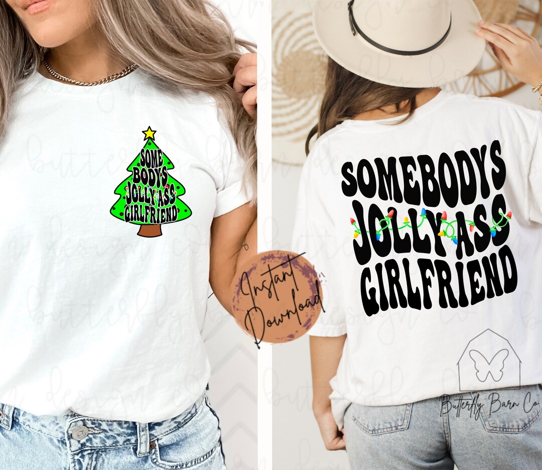 2 Files, Christmas PNG | Digital Design | Girlfriend Png | Sublimation ...