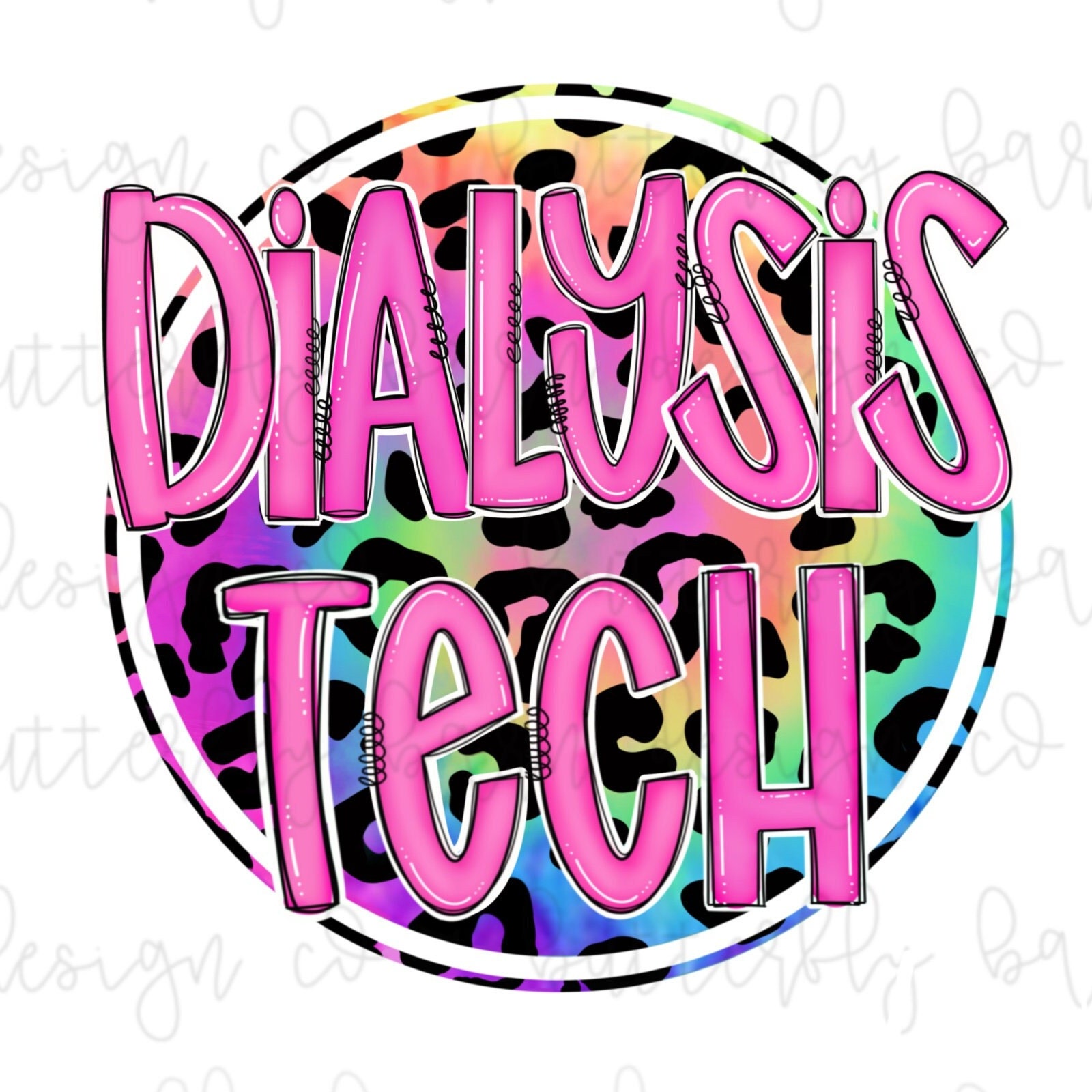 Dialysis Tech PNG, Leopard, Tiedye PNG | Instant Download | Sublimation ...