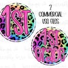 5th Grade PNG | Instant Download | Sublimation | Rainbow Leopard Png ...