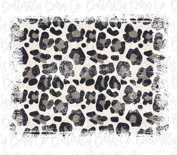 Distressed Leopard Background PNG Circle PNG Digital - Etsy