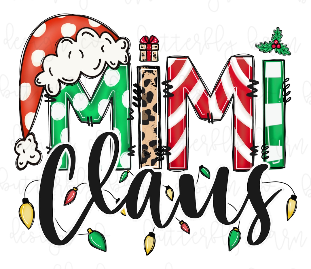 Christmas PNG | Digital Design Download | Mimi Png | Sublimation | Cute ...