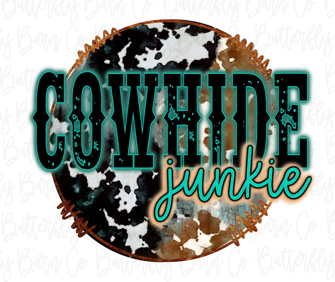 Cowhide PNG Digital Design Download Western Sublimation - Etsy