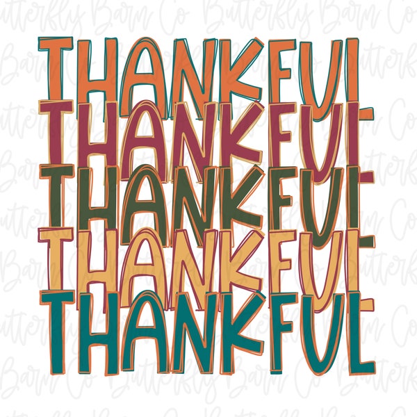 Thankful Png - Etsy