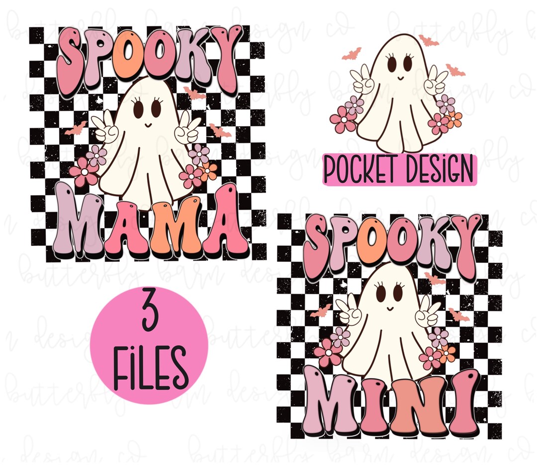 3 Files, Ghost Mama Png Mini Png, Cute Png Sublimation Halloween Png ...
