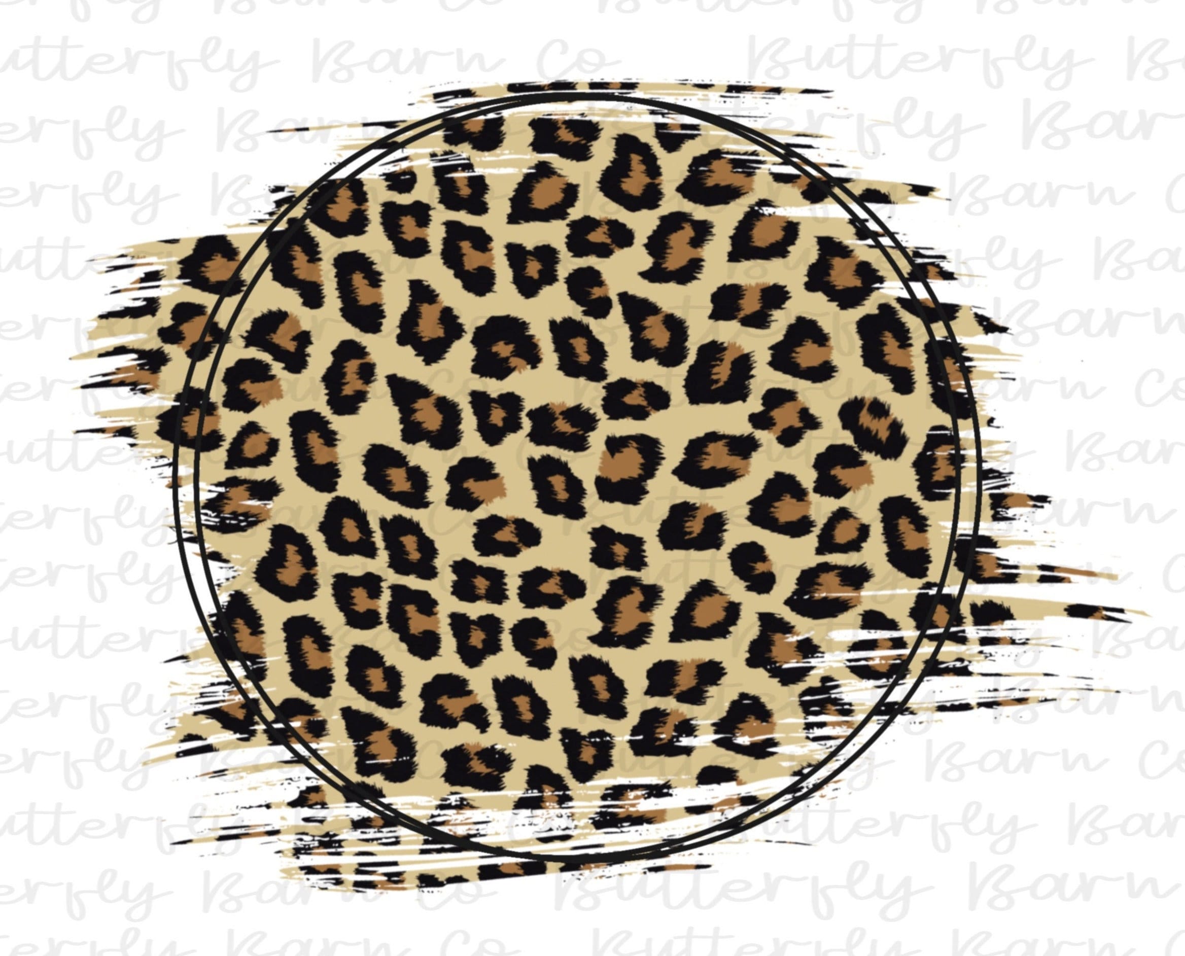 Distressed Leopard Background PNG Circle PNG Digital - Etsy Ireland