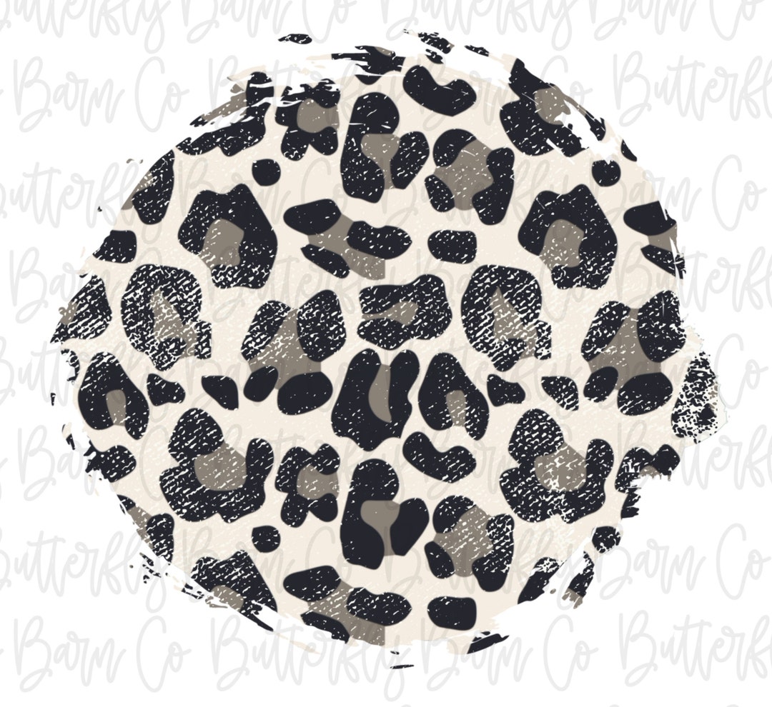 Distressed Leopard, Background PNG | Circle PNG, Digital Download ...